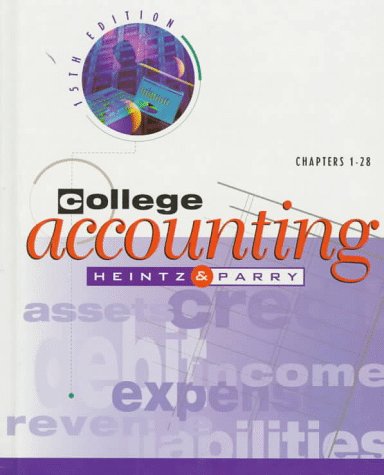 Amazon.com: College Accounting: Chapters 1-28: 9780538852029: Heintz ...