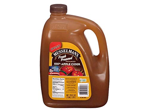 Amazon.com : Musselman’s Spiced Fresh Pressed Cider, 128 oz. ( 1 pack ...