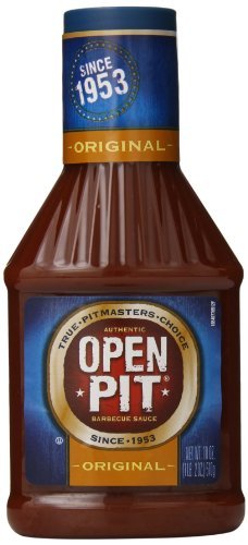 Amazon.com : Open Pit Barbecue Sauce, Original, 18 Ounce (Pack of 12 ...