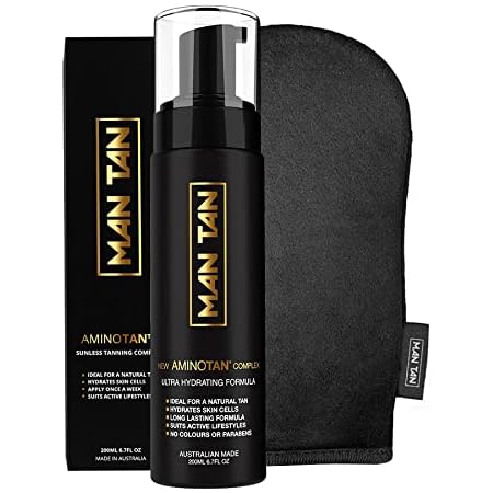 Amazon.com: Bro Glo Self Tanner for The Boys - Quick Application Foam ...