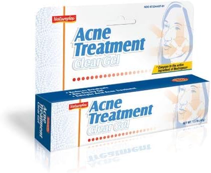 Amazon.com : Acne Treatment Clear Gel - 1 Tube Pack - 1.5oz tubes ...