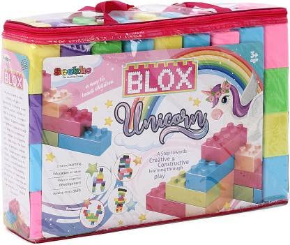 Zhirk Seekho Unicorn Building Set - 36 Pieces (Multicolor) : Amazon.in ...