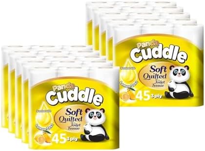 Panda Cuddle Soft Quilted Toilet Rolls, Super Quality 3 Ply Toilet ...