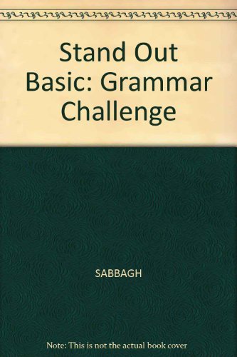 Stand Out Basic Grammar Challenge: Jenkins, Rob, Johnson, Staci ...