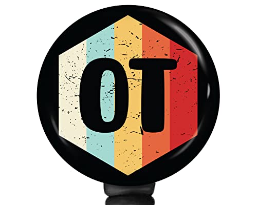 Amazon.com: OT Occupational Therapy Badge Reel - Therapist Badge Holder ...