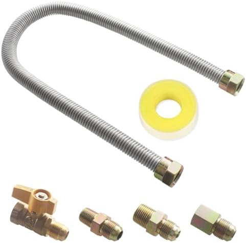 F271239 One-Stop Universal Gas-Appliance Hook-Up Kit, Gas Connector Kit ...