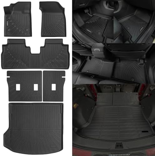 Amazon.com: ASINRI Floor Liners & Cargo Liners & Backrest Mat for 2024 Chevy Equinox EV Version ...