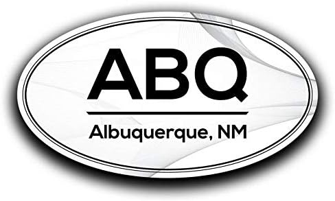 Amazon.com: ABQ Albuquerque New Mexico Airport Code Decal Sticker Home ...
