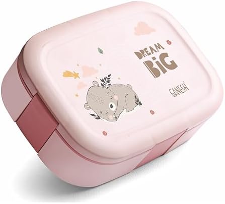 Buy GANESH Aspire 3 Compartment Stainless Steel Lunch Box Sealed ...
