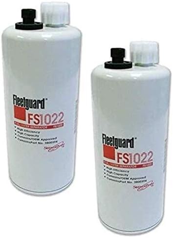 Amazon.com: FS1022 Fleetguard Fuel Filter (Pack of 2) : Automotive