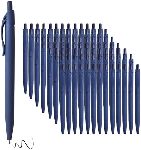 Amazon.com : Moinchore 72 Pack Blue Ink Pens Bulk Retractable 1.0mm ...