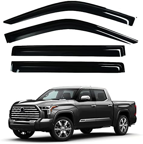 Amazon.com: AUTORIFIC Tape-On Rain Guards Side Window Deflector Vent ...