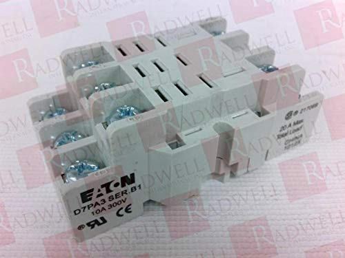 Amazon.com: CUTLER HAMMER D7PA3 Relay Socket, 10 AMP 20 AMP MAX, 300 ...