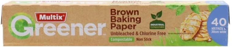 Multix Wide Baking Paper, Brown, 40 Meter x 30 cm Size: Baking Tools ...