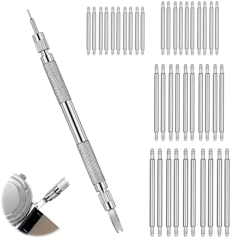Fozuanei 41PCS Watch Pins Replacement Set, Stainless Steel Pins Glasses ...