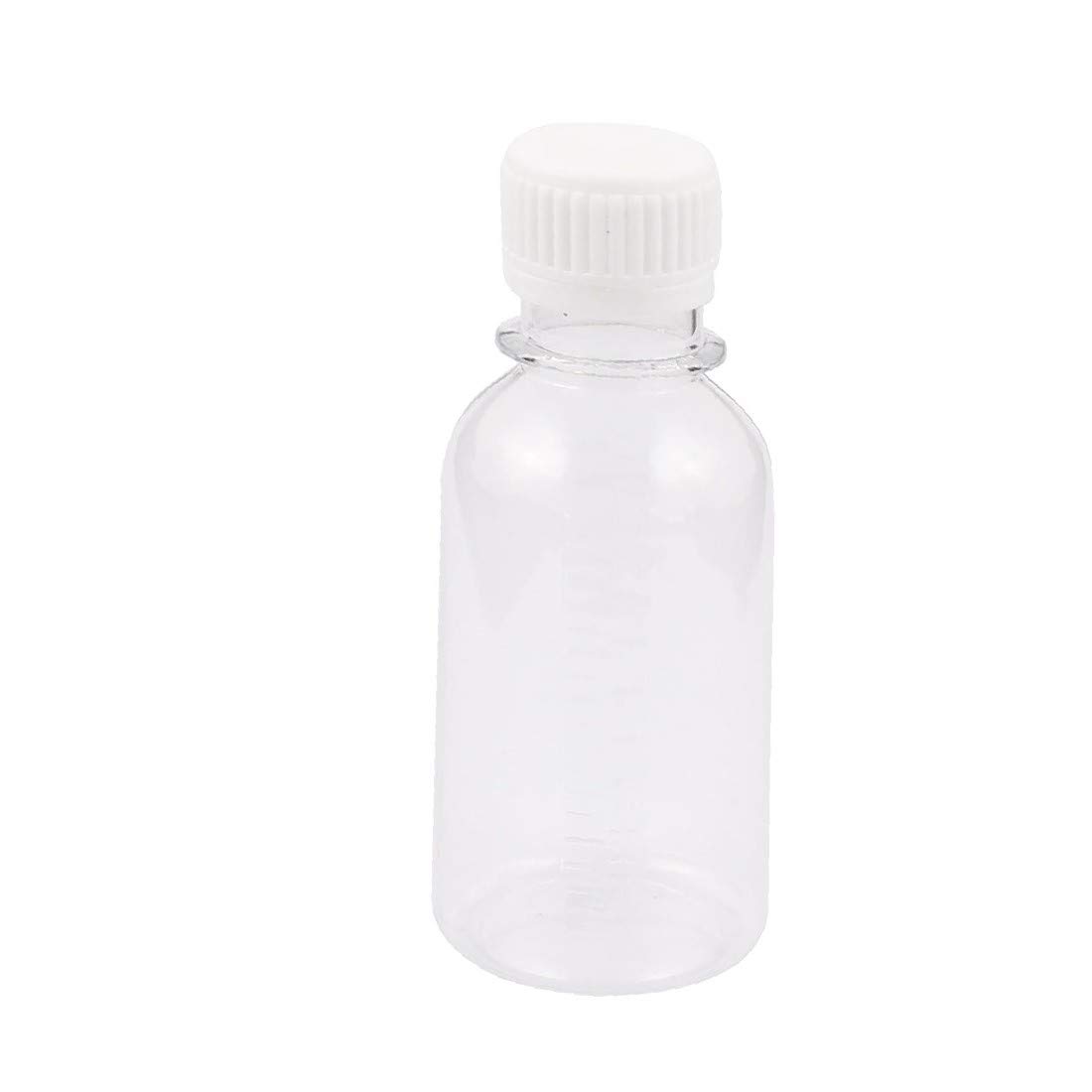Buy X-DREE 100ml Clear Plastic L-.-B.Seal Reagent Bottle Graduation ...