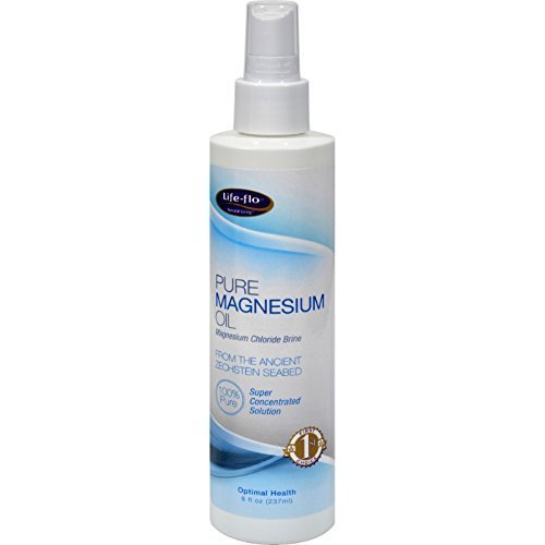 Amazon.com : Life Flo Magnesium Oil Pure 8 Fz : Magnesium Mineral ...