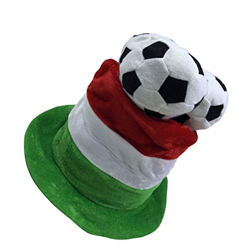 Buy FUNZZY Football Fan Hat Funny Cheer Hat Colorful Cap Party Supplies ...