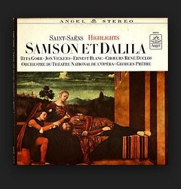 SAINT-SAENS: SAMSON ET DALILA HIGHLIGHTS - vinyl lp. RITA GORR - JON ...