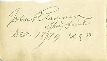 Amazon.com: Governor John R. Tanner - Signature 12/18/1899 with co ...