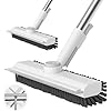 Amazon.com: Floor Scrub Brush with Long Handle, 3 in 1 Scrape and Heavy ...