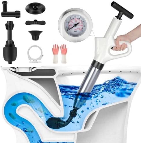 Clonivent Air Plunger Drain Clog Remover High Pressure Air Drain ...