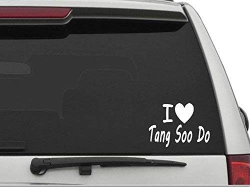 Amazon.com: DECALS USA I Love (Heart) Tang Soo Do Decal Sticker for Car ...