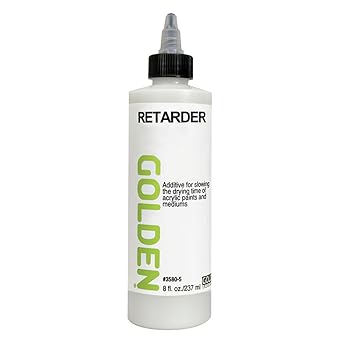 Golden 0003580-5 8 oz Artist Colors Acrylic Retarder Additive, Medium ...