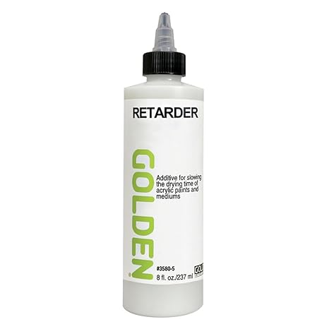 Golden 0003580-5 8 oz Artist Colors Acrylic Retarder Additive, Medium ...