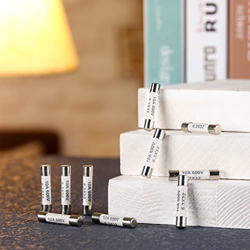 Snapklik.com : Kingdder 10 Pieces FF10A 600v Multimeter Fuses Dc DMM ...