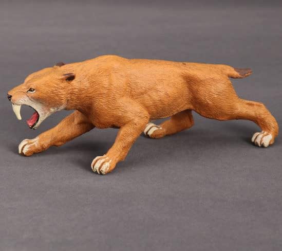 Snapklik.com : Saber-Toothed Tiger Ancient Creatures Animal Model ...