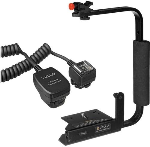 Amazon.com : Vello Speedy Camera Rotating Flash Bracket with TTL Off ...
