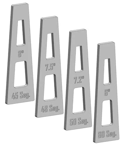 Amazon.com: Segmented Bowl Wedgies 8/7.5/7.2/6 Degree Angle Wedges 4 ...