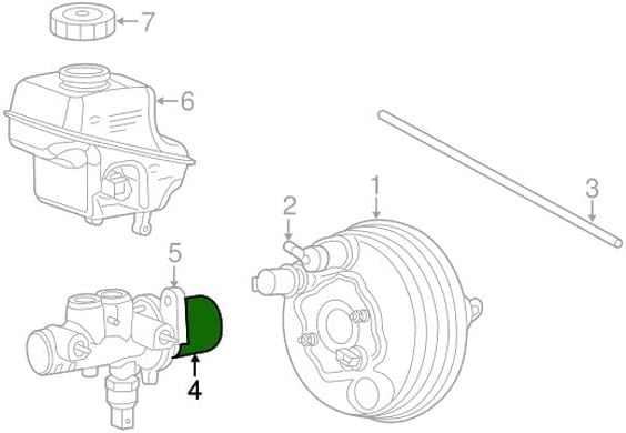 Mopar 68265776AA Clutch Master Cylinder Repair Kit Dodge Challenger ...