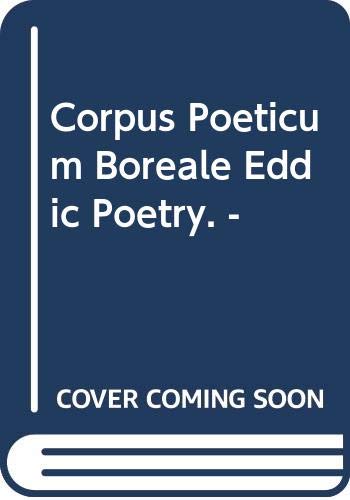 Amazon.co.jp: Corpus Poeticum Boreale Eddic Poetry. - : 洋書