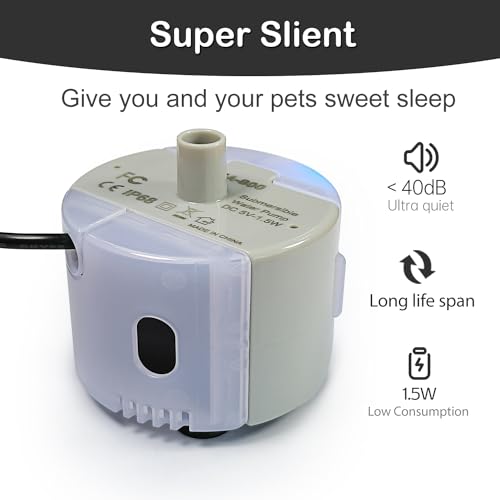 Snapklik.com : Cat Water Fountain Pump,Cat Fountain Pump Replacement ...