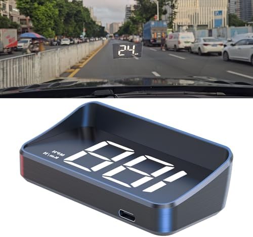 BLLYOGU Car GPS Head Up Display Speedometer HUD Digital Windshield ...
