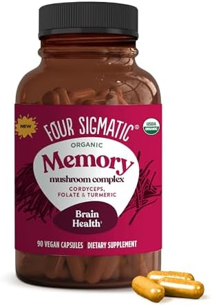Amazon.com: Four Sigmatic Memory Capsules | Reduce Brain Fog & Improve ...