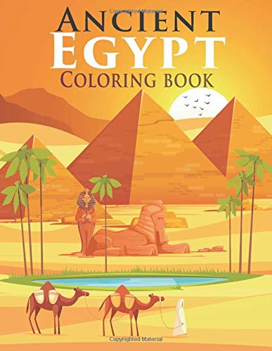 Buy Ancient Egypt Coloring Book: Life In Ancient Egypt Pharaohs Gods ...