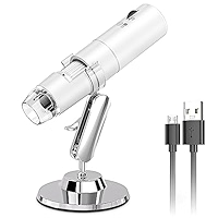 Wireless Digital Microscope, Skybasic 50X-1000X Magnification WiFi ...