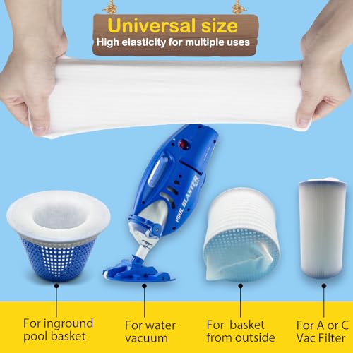 50 Pack Pool Filter Socks for Pool Skimmer, Pool Skimmer Socks for ...