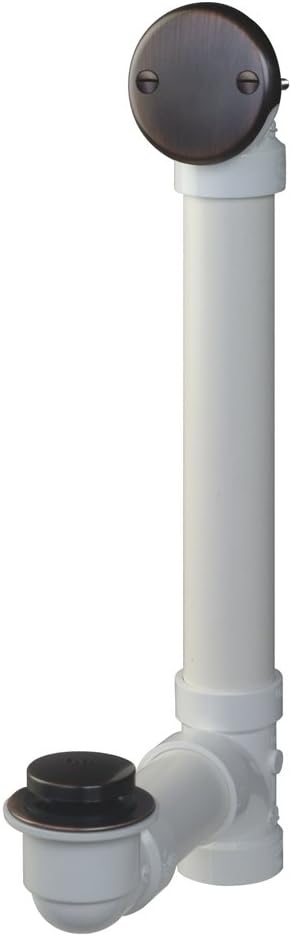 Amazon.com: Keeney K630PVCVB Foot Lock Stop Bathtub Drain Kit, Venetian ...