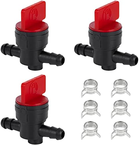 Amazon.com : BlueStars 3 Packs 494768 698183 1/4" Inline Fuel Shut Off ...