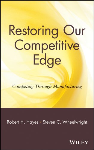 Restoring Our Competitive Edge: Competing Through Manufacturing ...