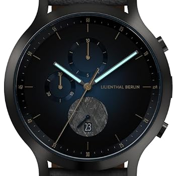 Lilienthal Berlin Chronographe Solar III En Argent - Montre Pour Homme ...