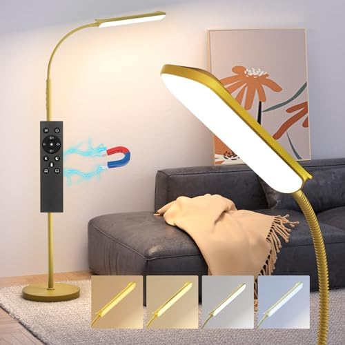 LED Floor Lamp, 18W Super Bright Floor Lamp for Living Room, Adjustable ...