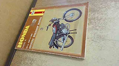 Honda H100A Owner's Workshop Manual: Jeremy Churchill: 9780856967344 ...