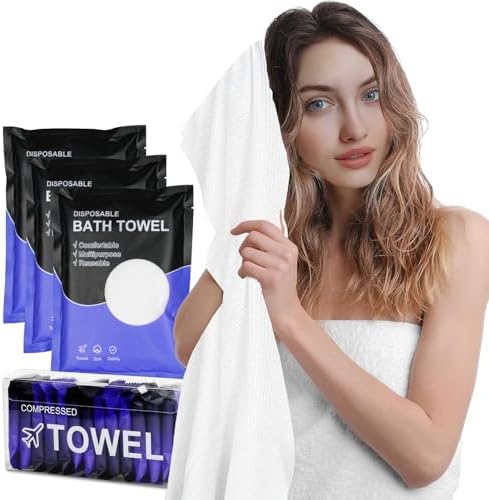 Amazon.com : 3 PCS Disposable Bath Towel and 14 PCS Compressed Towel ...