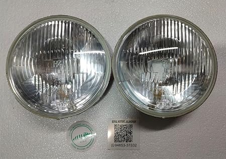 HELLA 7 INCH HEAD LIGHT BEAM H4 FOR MARUTI GYPSY | MAHINDRA THAR AND ...