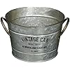 Amazon｜アビテ バケツ アンティーク風 ジャルダン ラウンドカン M シルバー WO-902-AA｜バケツ オンライン通販